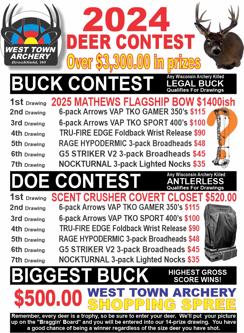 West Town Archery, Brookfield, WI - Buck and Doe Contest
